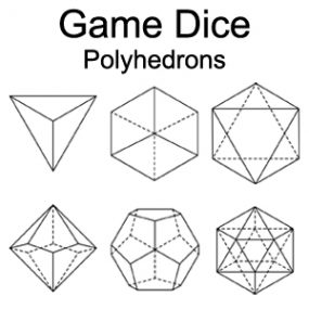 Game Dice Polyhedrons – PlayGames2Learn.com