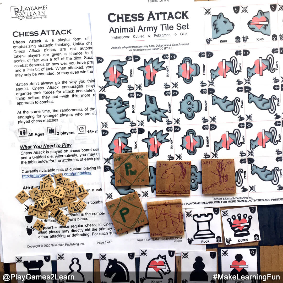 Chess Attack – Origins & Benefits – PlayGames2Learn.com