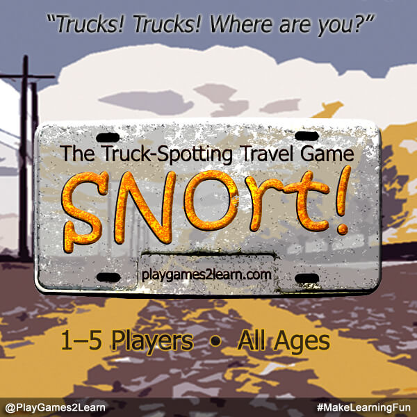 Snort! The Truck-Spotting Travel Game – PlayGames2Learn.com